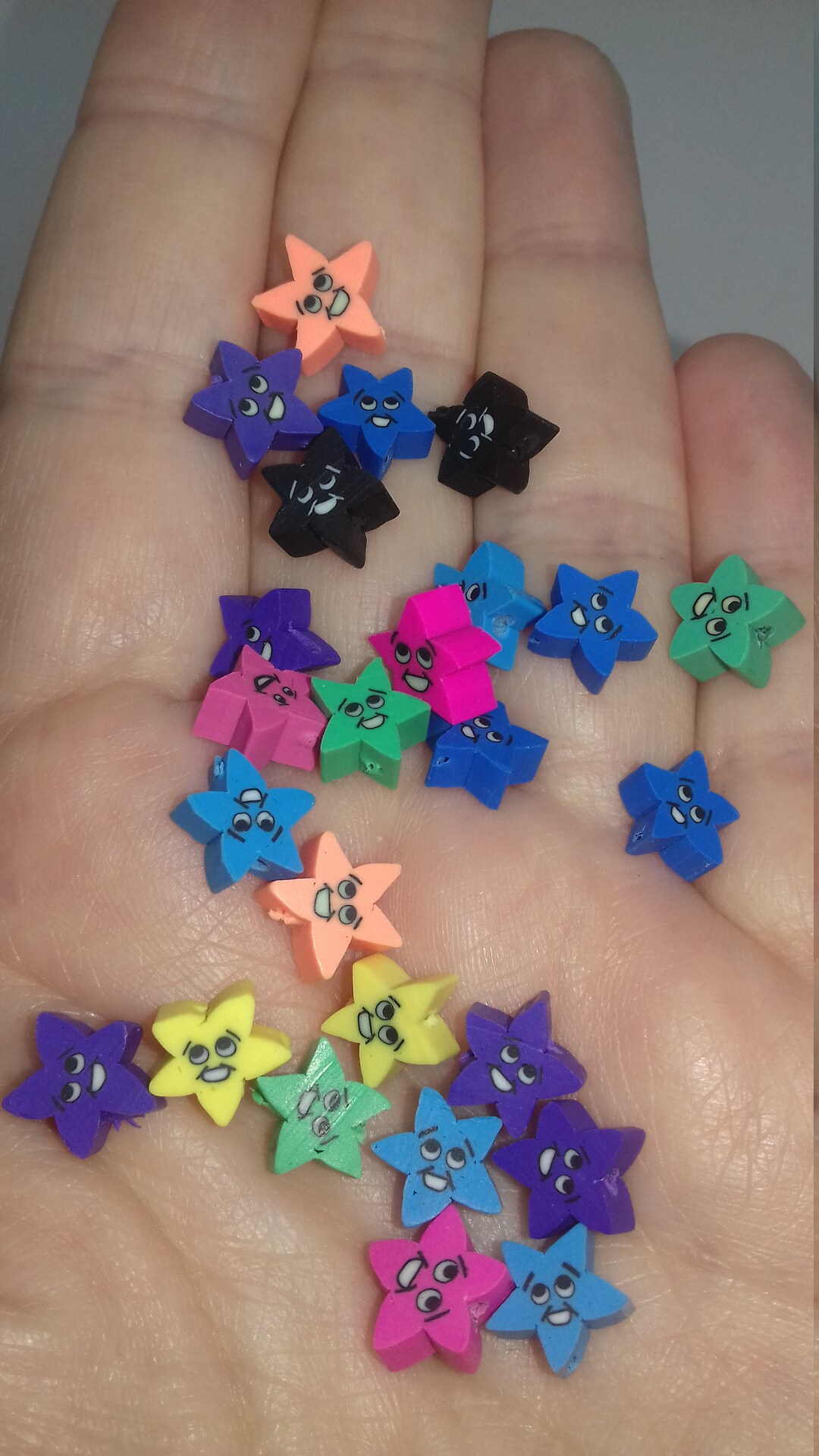 Polymer Star Beads, Childrens Beads, Kids Craft, Activity Packs, Cheap ...