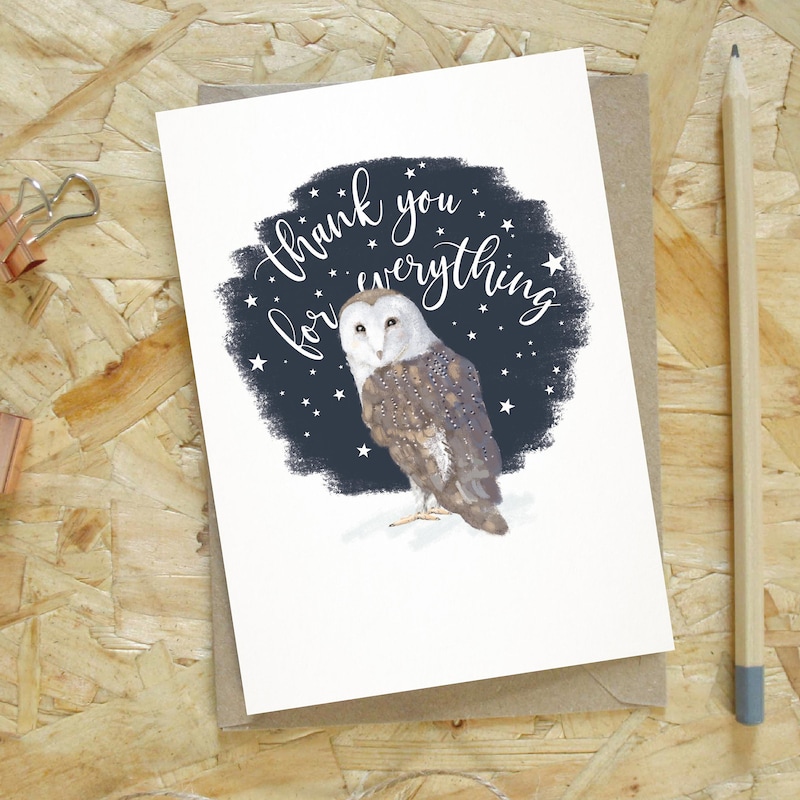Owl Thank You - Etsy