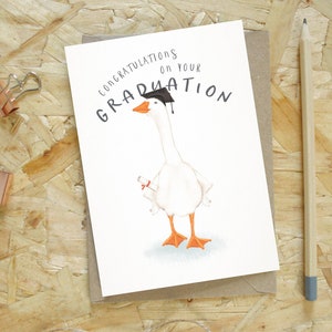 Goose Graduation Card - Etsy