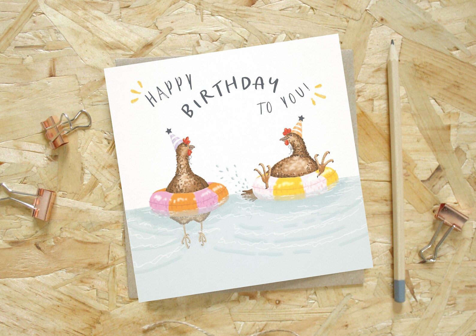 Chickens Birthday Card Etsy Uk