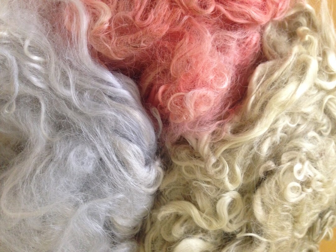 Suri Alpaca Fleece and Hand-dyed Suri Locks - Spinning and Felting ...
