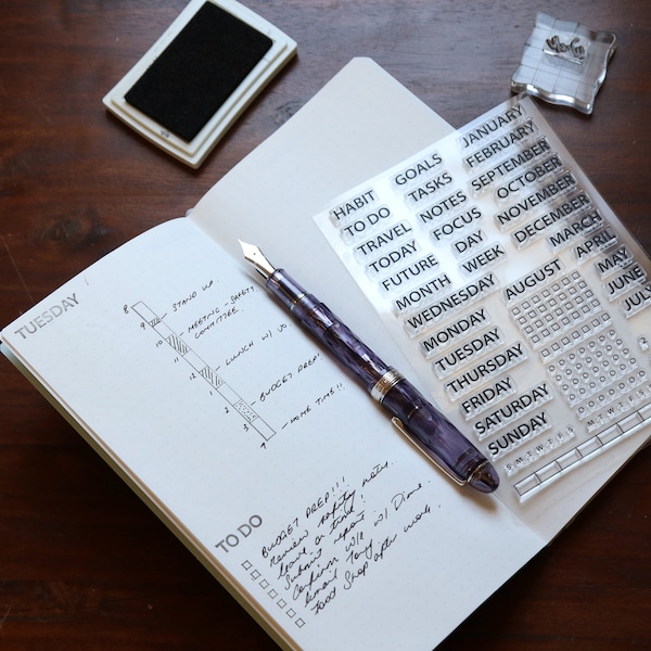 Bullet Journal Stamps - Etsy