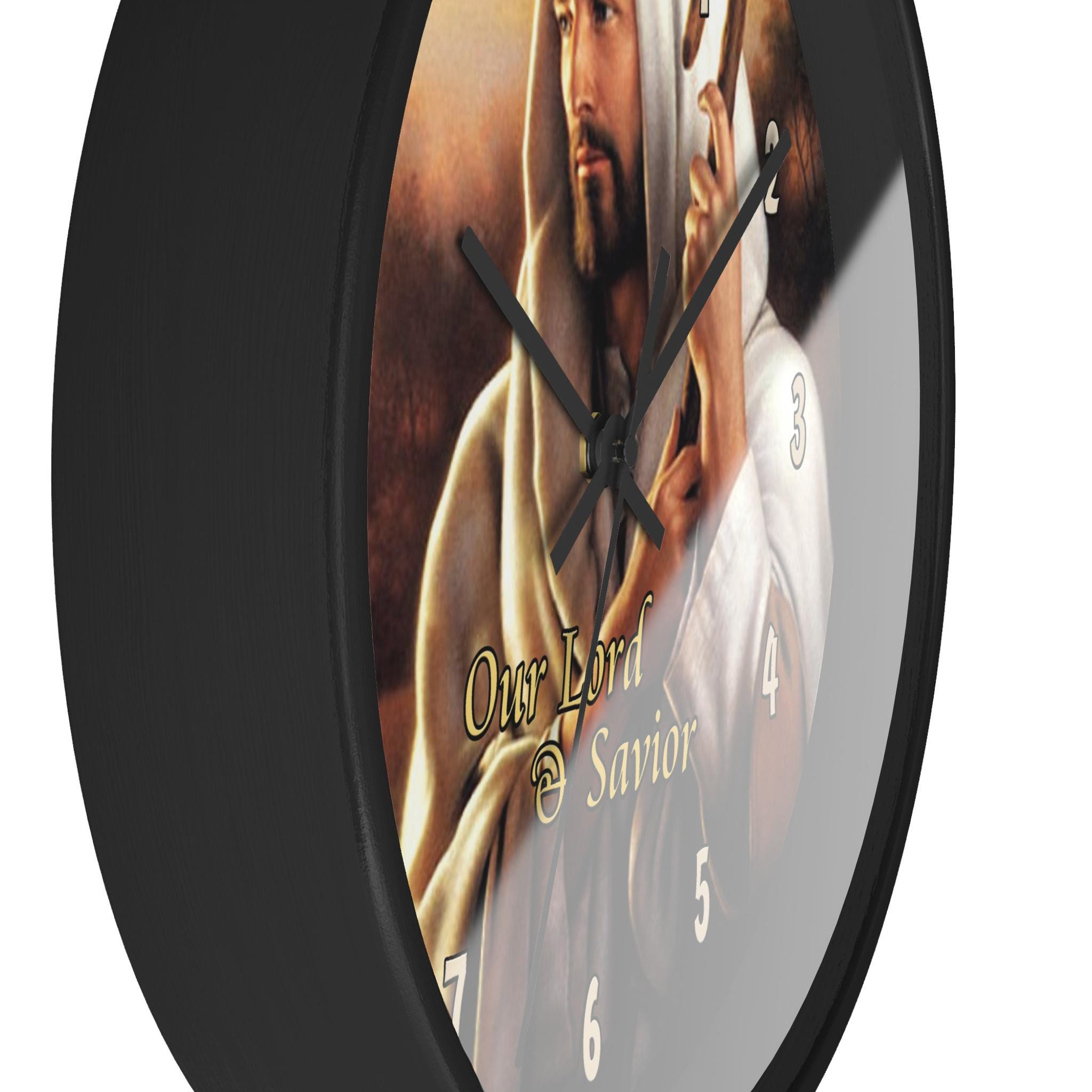 Jesus Christ Wooden Wall Clock #1 – Religious Christian Gift (10 Inch ...