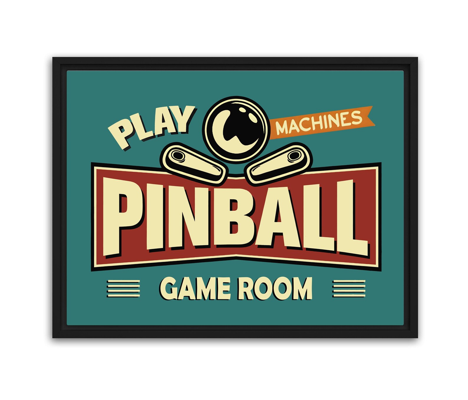 Pinball Machines Poster #17, Vintage Retro Game Room Decor, Arcade Art ...