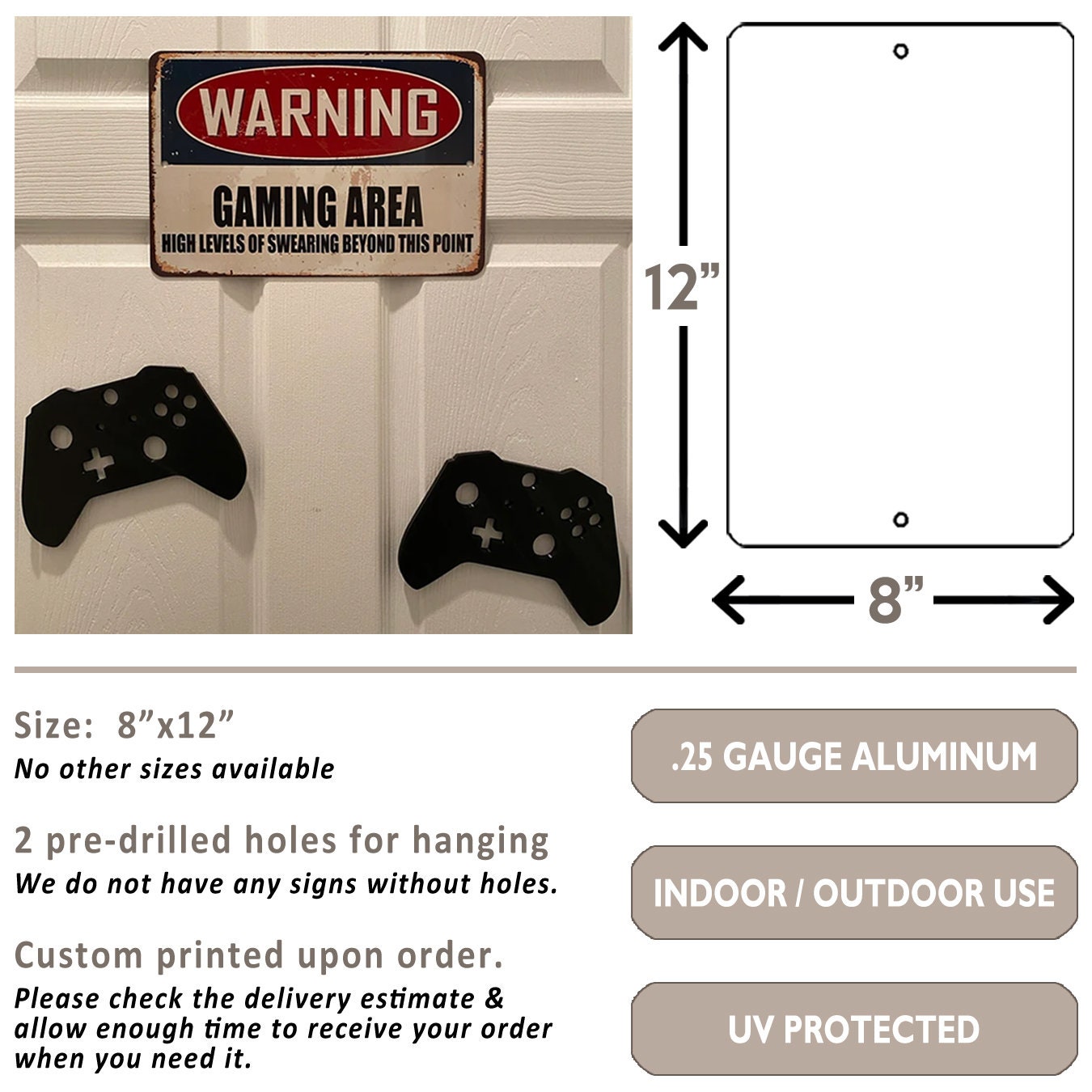 Pinball Sign 14 Metal Sign 8x12 Pinball Lover - Etsy