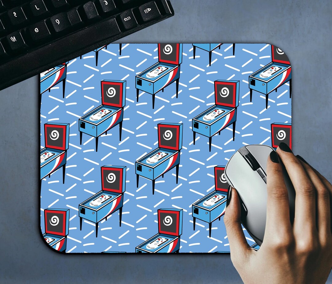 Pinball Mouse Pad #2, Retro Arcade Desk Mat, Gamer Mousepad, Vintage ...