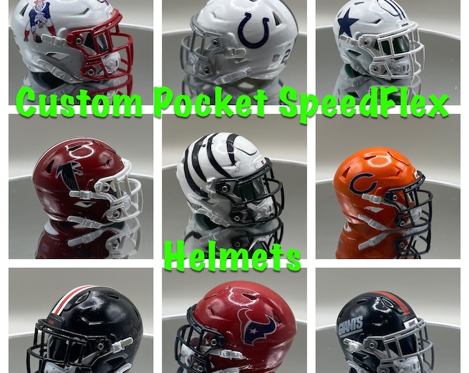 Premium Custom Speedflex Pocket Pro Football Helmet 1 Helmet - Etsy