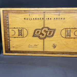 Laser Engraved Custom Basketball Court - Etsy