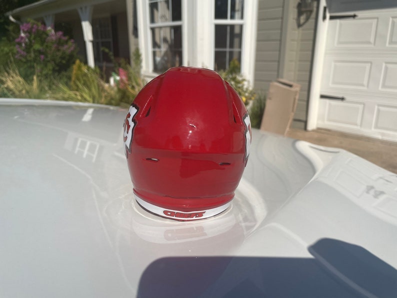 Kansas City Chiefs Speedflex Mini Helmet With Padding - Etsy