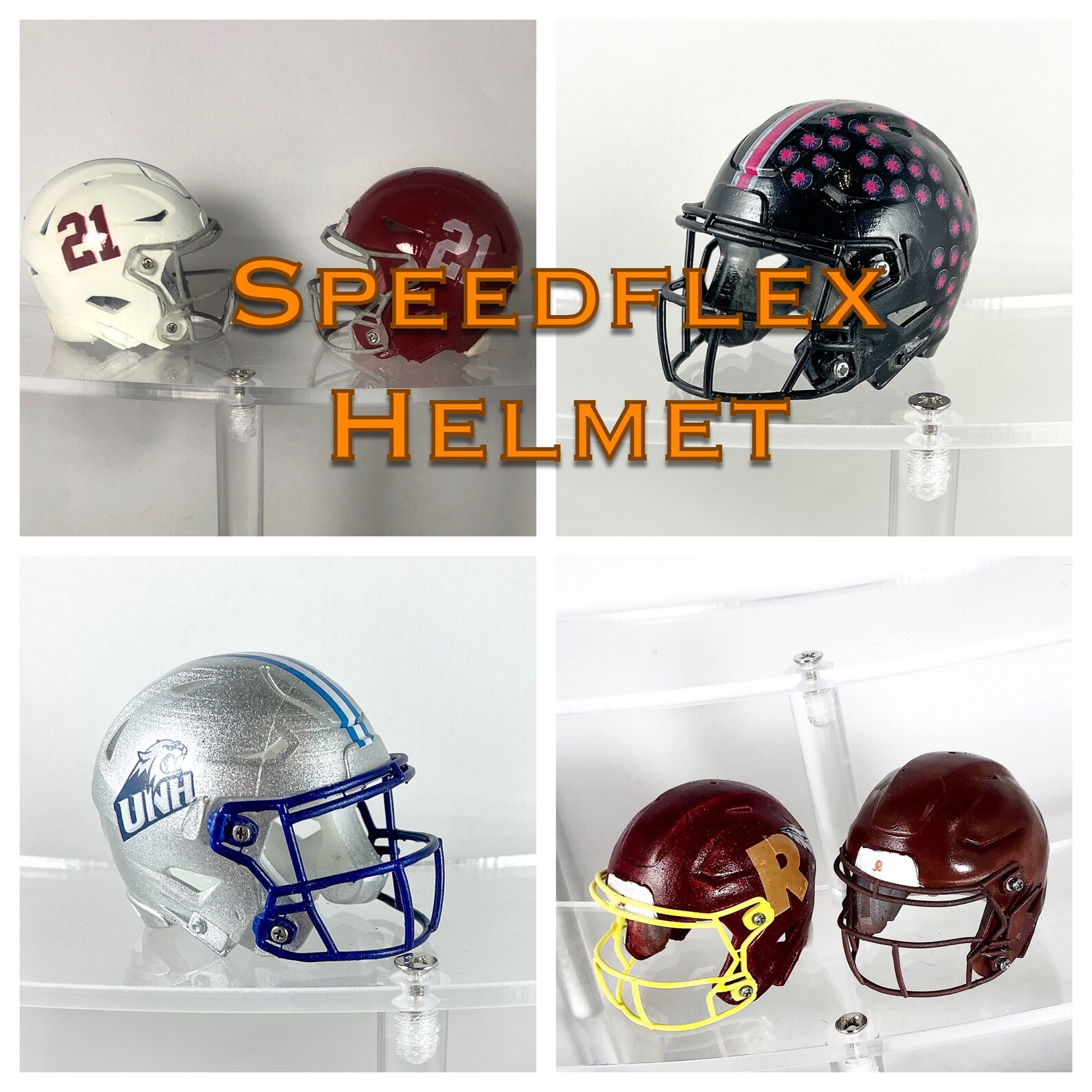 Premium Custom Speedflex Pocket Pro Football Helmet (1 Helmet) - Etsy