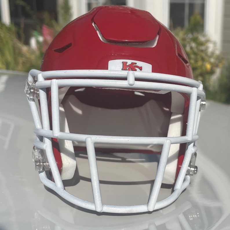 Kansas City Chiefs Speedflex Mini Helmet With Padding - Etsy