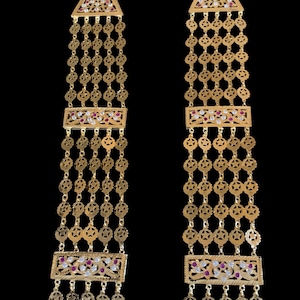 LN96 Nigar Hyderabadi Jadau Rani Haar , Chandan Haar , Indian Jewellery ...