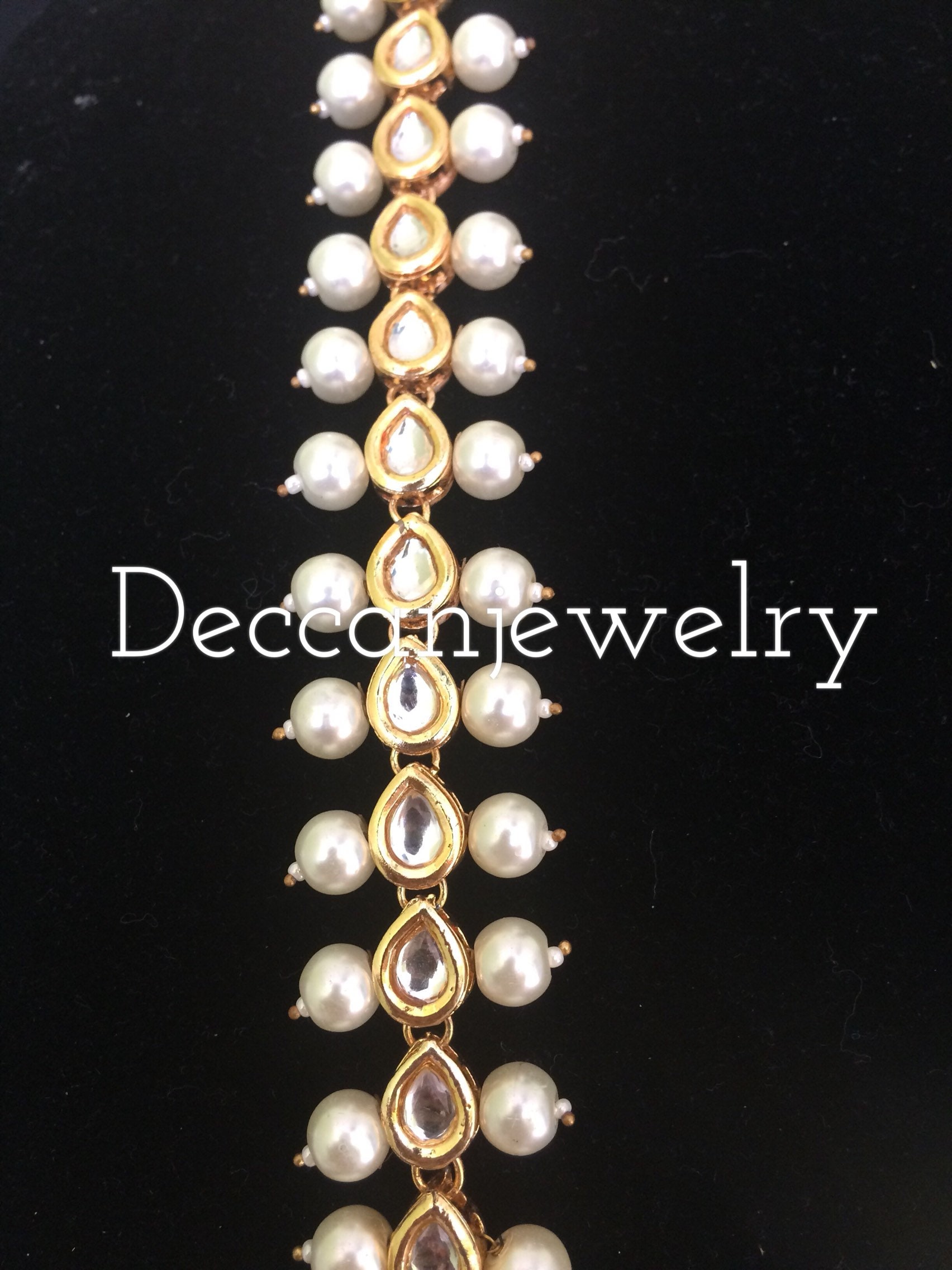NS161 Saru Indian Kundan Long Necklace - Jadau Jewelry , Indian ...