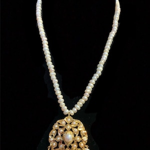 Isha Natural Pearl Pendant and Jhumka Set , Hyderabadi Jewelry , Nizami ...
