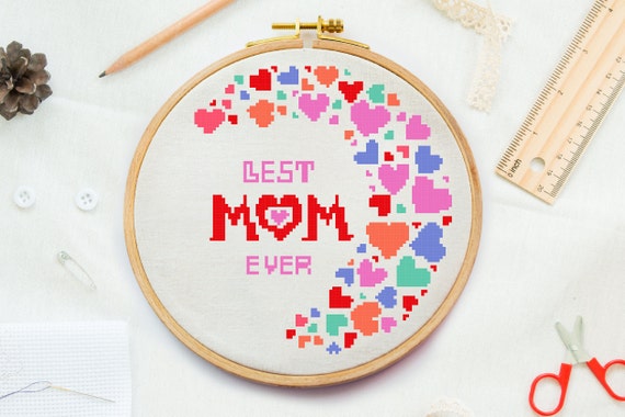 Mother Cross Stitch Pattern Mom Cross Stitch Pattern love - Etsy