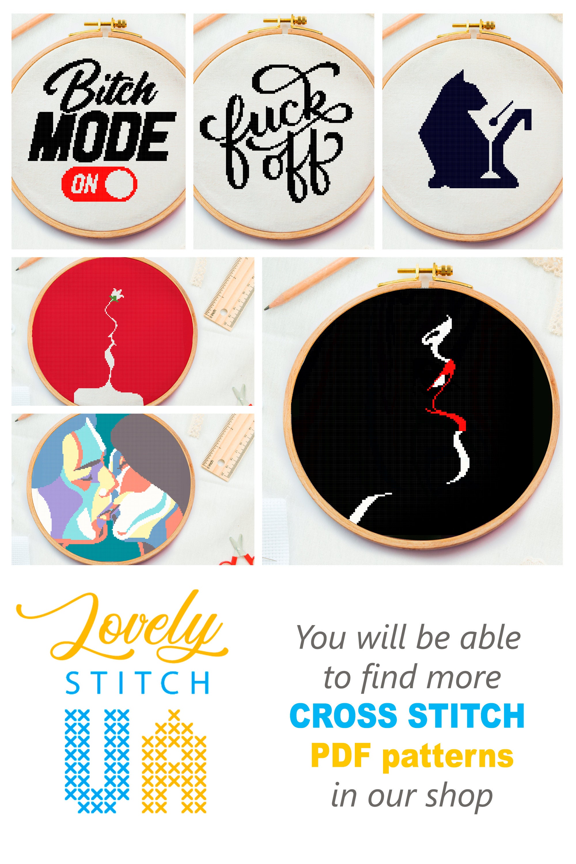 Cross stitch for beginner simple pattern easy and small | Etsy