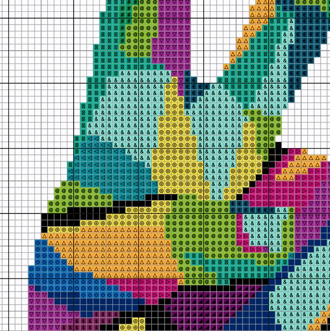 Peace Gesture Cross Stitch Pattern, Hand Embroidery Design, Counted ...