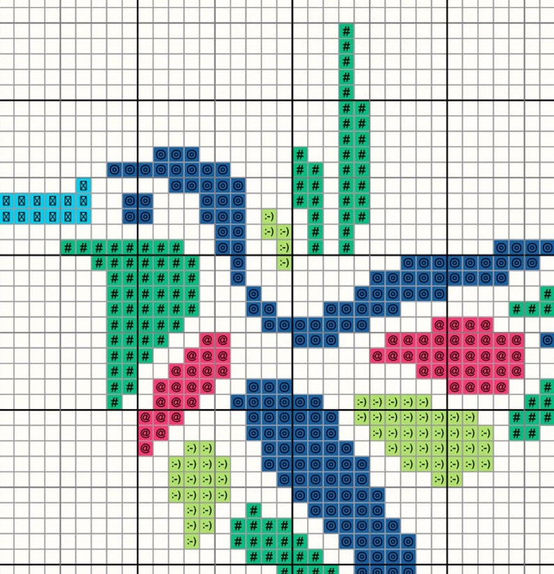 Modern Birds Cross Stitch Pattern Easy and Simple Embroidery - Etsy