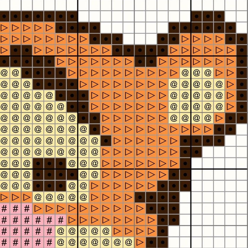 Baby Tiger Cross Stitch Pattern Small Pretty Kids X Stitch - Etsy