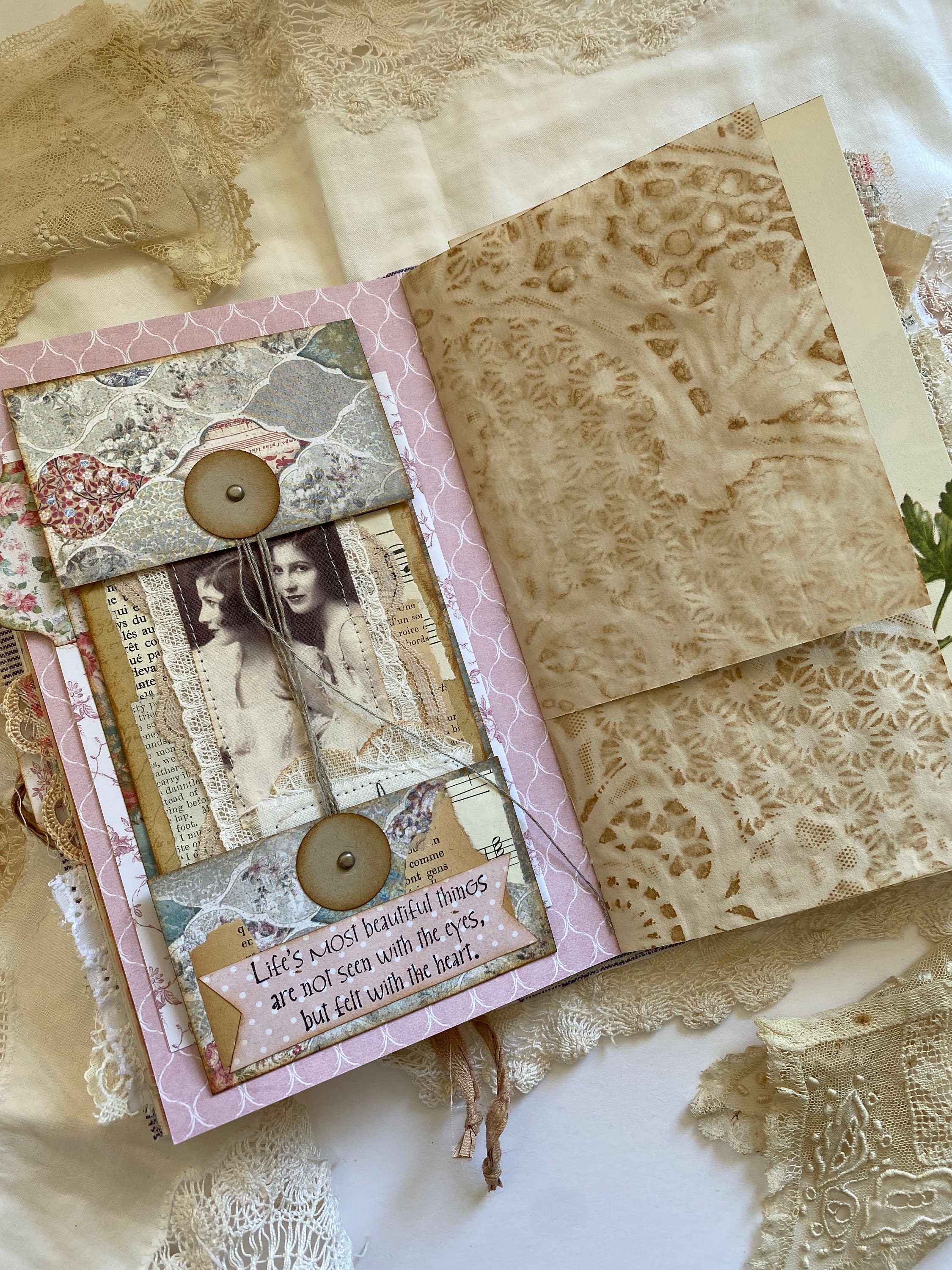 Junk Journal, Journal, Diary, Memory Keeping, Scrapbook, Mini Album ...