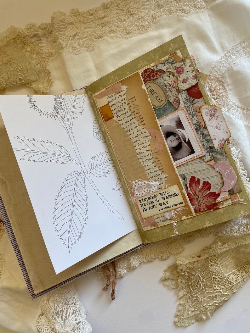 Junk Journal, Journal, Diary, Memory Keeping, Scrapbook, Mini Album ...
