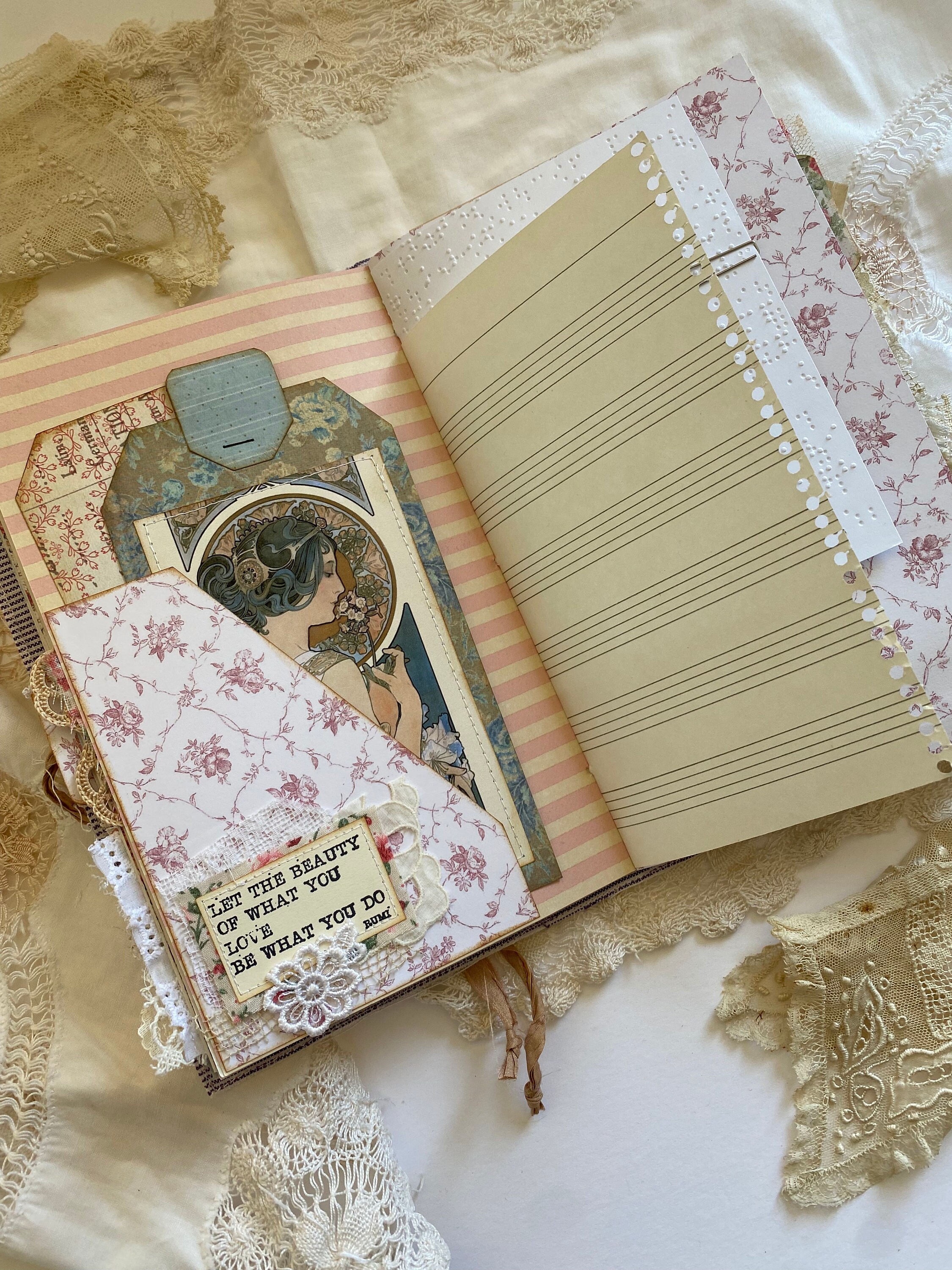 Junk Journal, Journal, Diary, Memory Keeping, Scrapbook, Mini Album ...