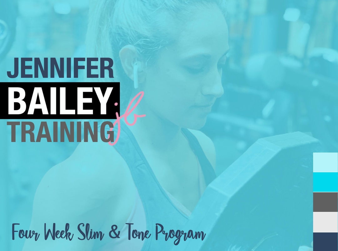 4 Week Slim & Tone Program - Etsy