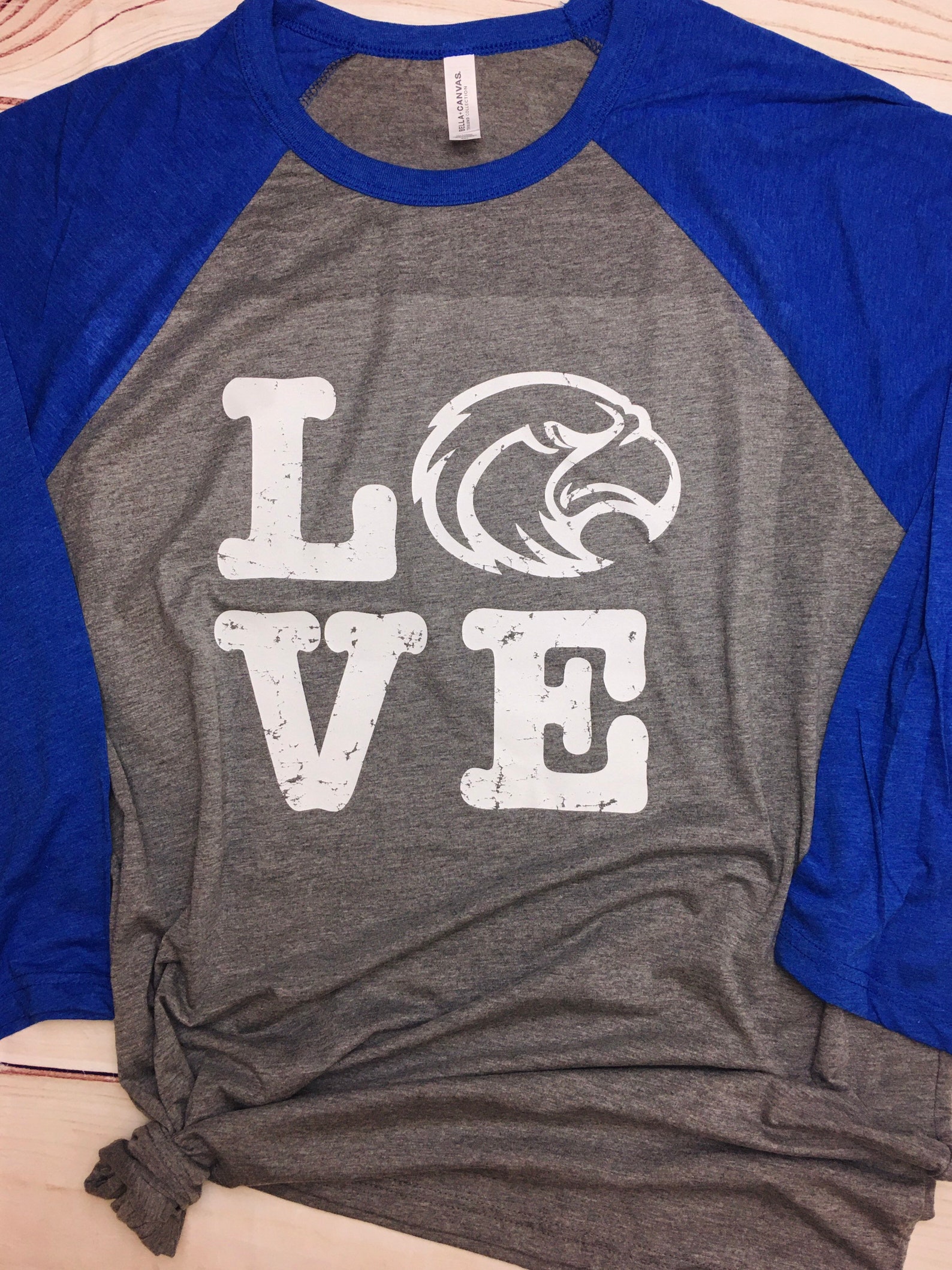 Love Hawk Head Shirt // Hawks Mascot // School Spirit Tee | Etsy