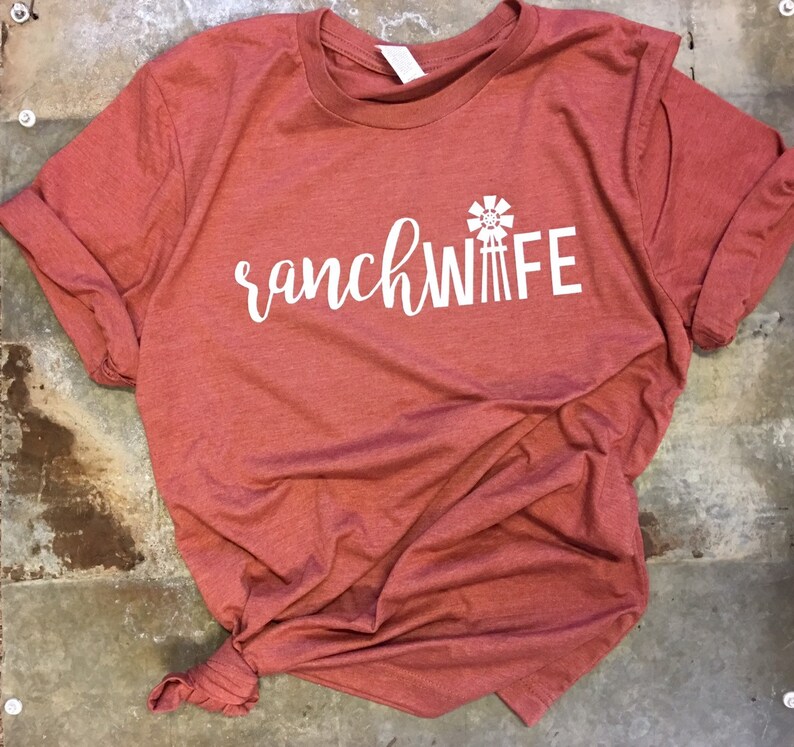 Ranch Wife Shirt // Windmill Shirt // Ranch Shirt // Wife | Etsy
