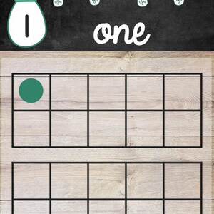 Rustic Farmhouse Number Posters 0-20 // Vintage Light Bulb Number ...