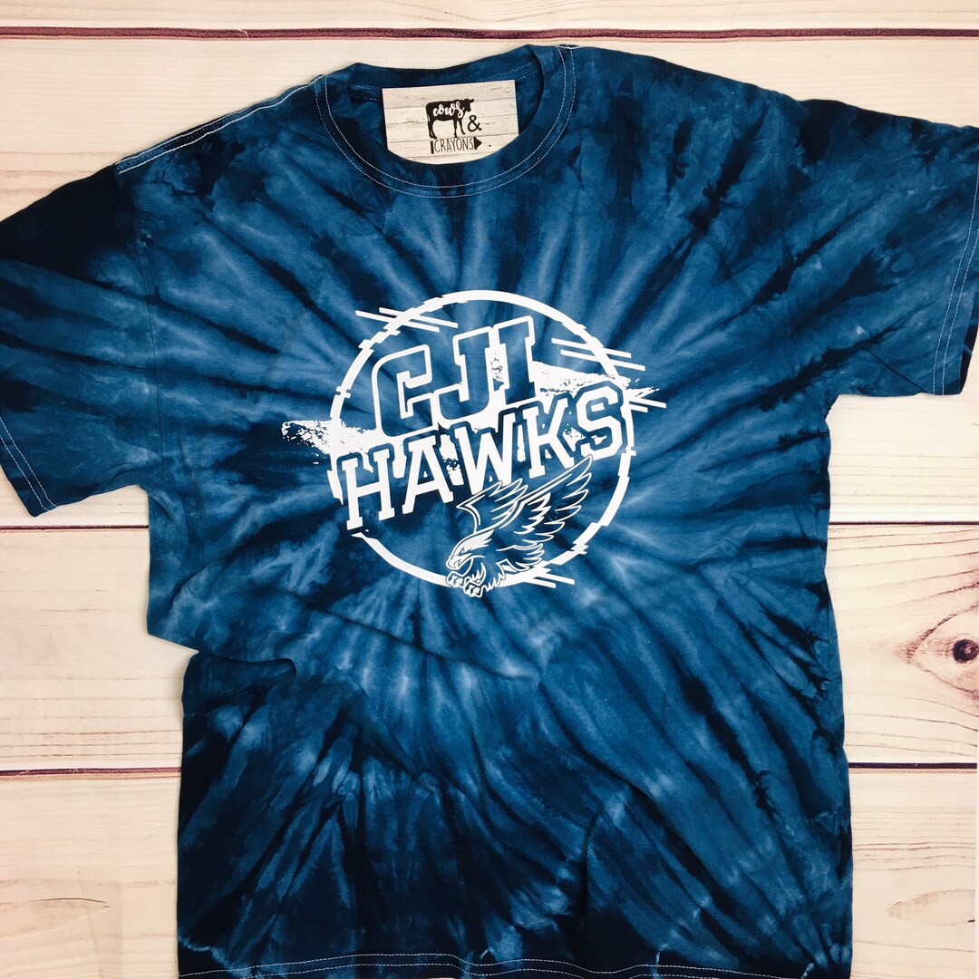CJI Hawks Tie Dye Spirit Tee - Etsy