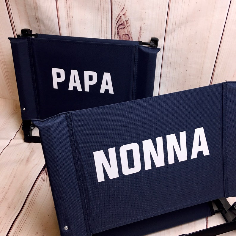 Custom Stadium Seats // School Team Mascot // Personalized // Bungee ...