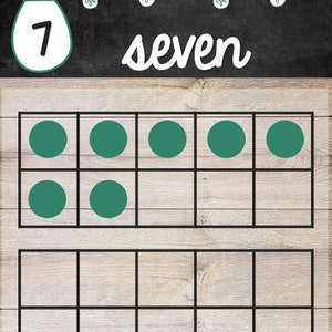 Rustic Farmhouse Number Posters 0-20 // Vintage Light Bulb Number ...