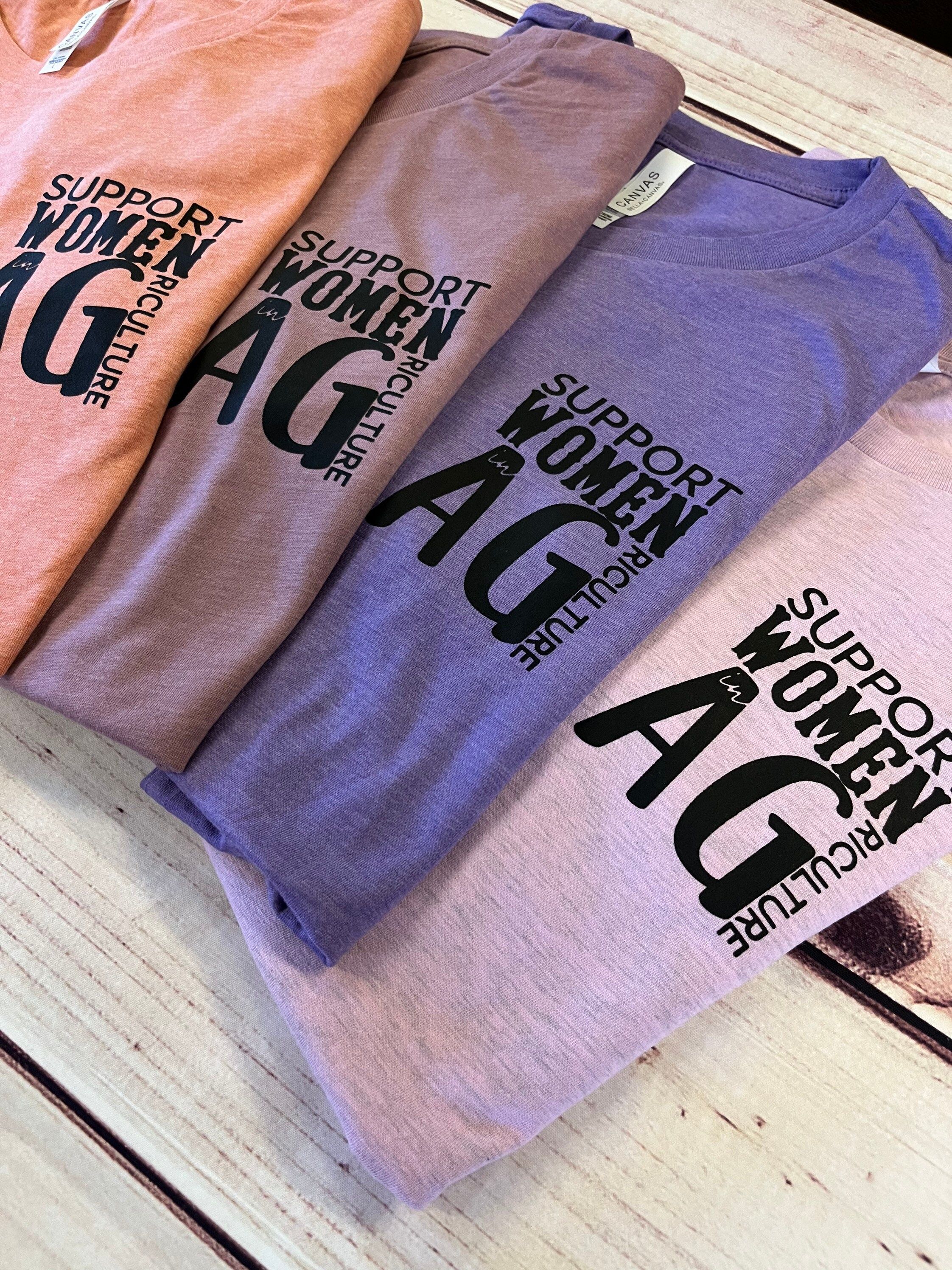 Support Women in Ag Pocket Design T Shirt // Women in Agriculture Tee ...