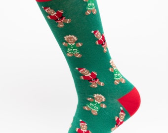 Let's Get Baked word Socks Funny Socks Novelty Socks With a Gingerbread ...