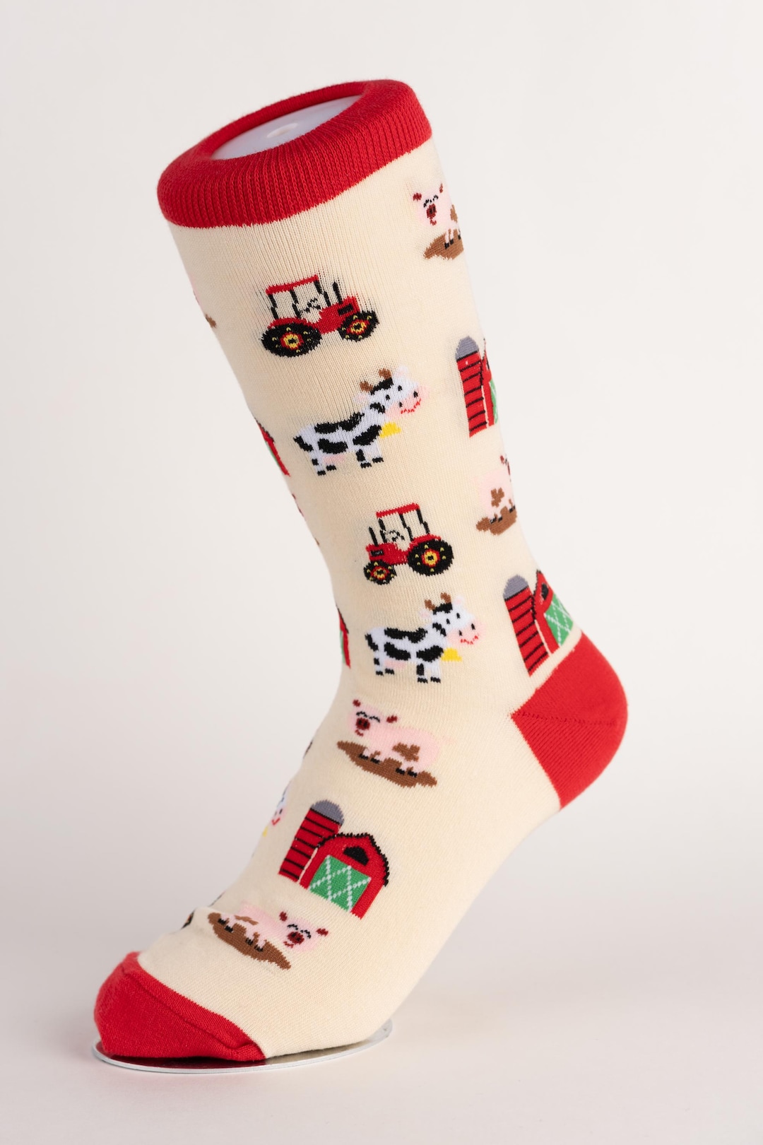 Farm Yard Socks Women | Barn Theme Socks | Fun Socks | Cool Socks ...
