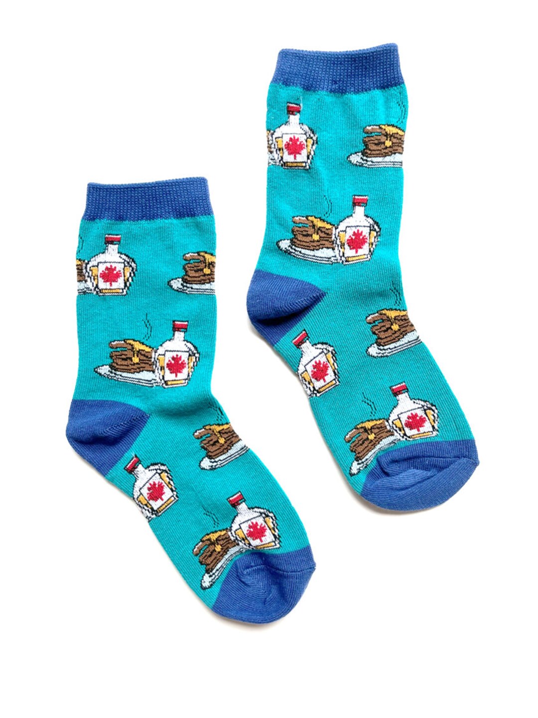 Kids' Socks | Pancake and Maple Syrup | Canadian Kids Gifts | Fun Socks ...