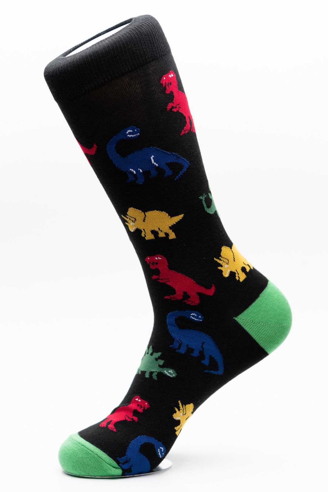 Mens Socks | Dinosaurs Socks | Fun Socks | T-rex Socks | Awesome Socks ...