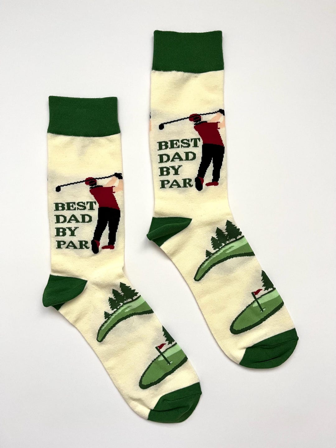 Best Dad by Par Golf Crew Socks | Fun Socks | Cool Socks | Crazy Socks ...