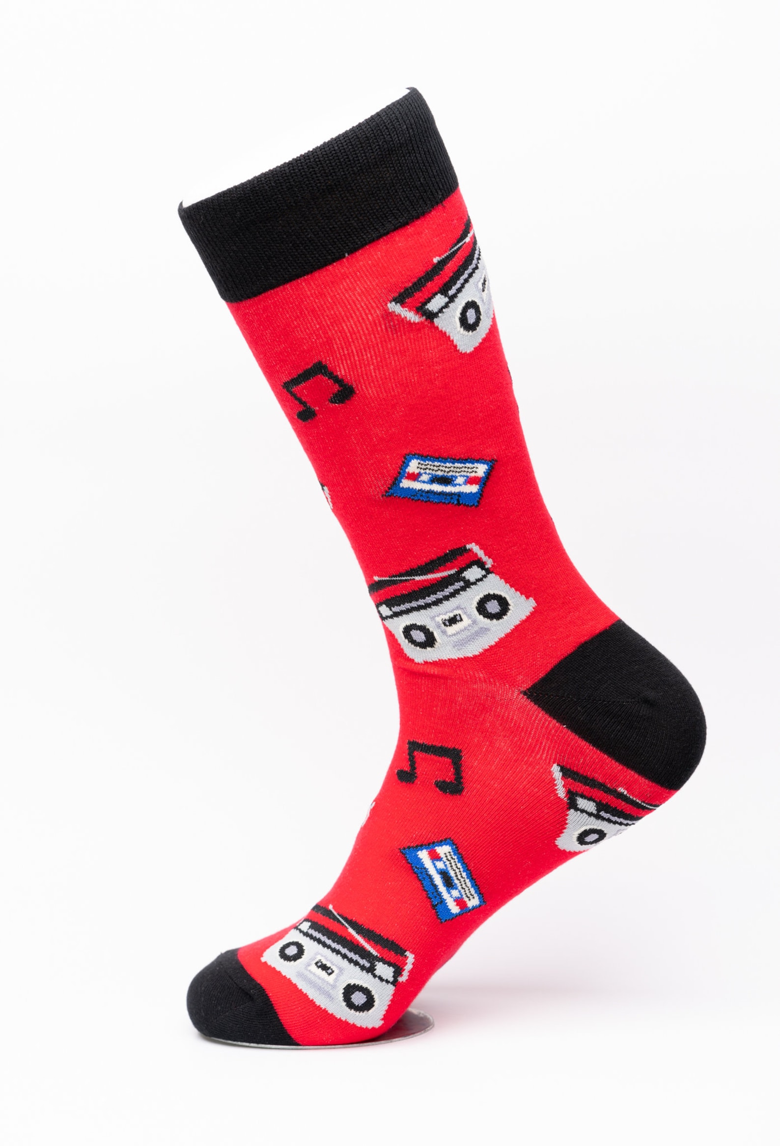 Stereo & Cassette Crew Socks | Fun Socks | Cool Socks | Awesome Socks ...