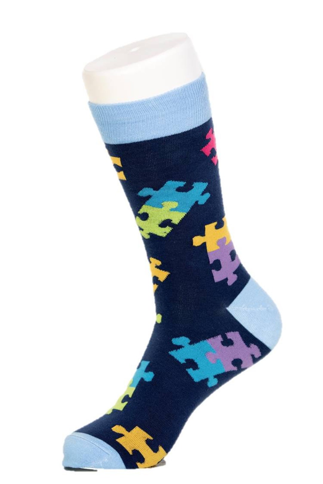 Puzzle Pieces Socks | Men's Socks | Novelty Socks | Hobby Socks | Piece ...