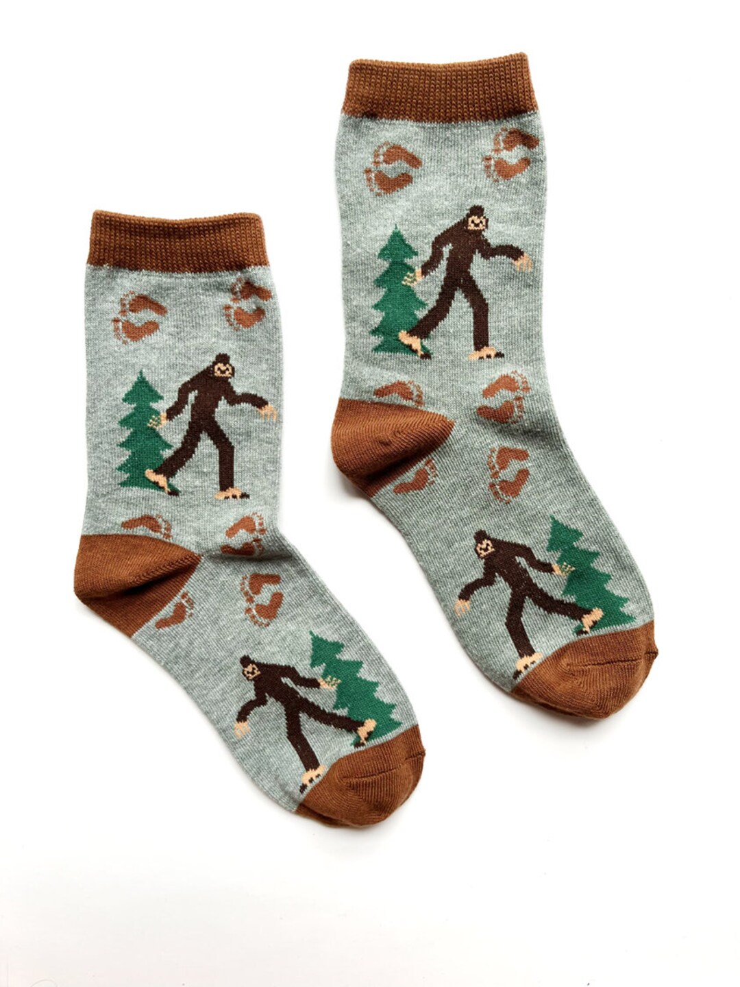 Kids' Socks | Sasquatch Socks | Big Foot Crew Socks | Fun Socks | Cool ...