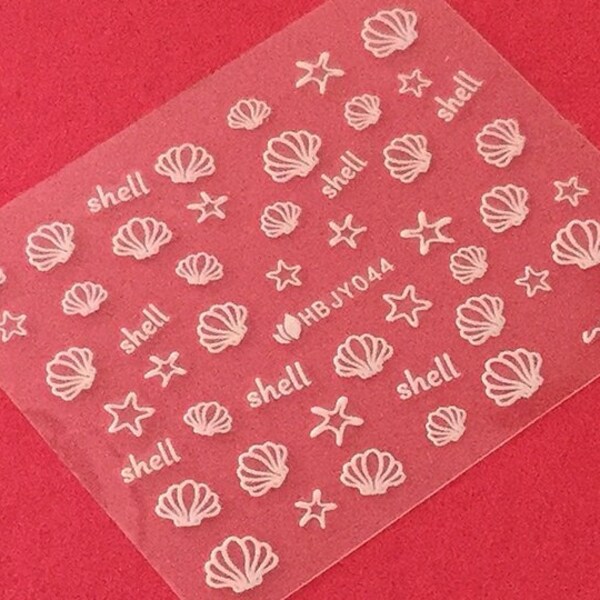 Black Seashell Decals - Etsy