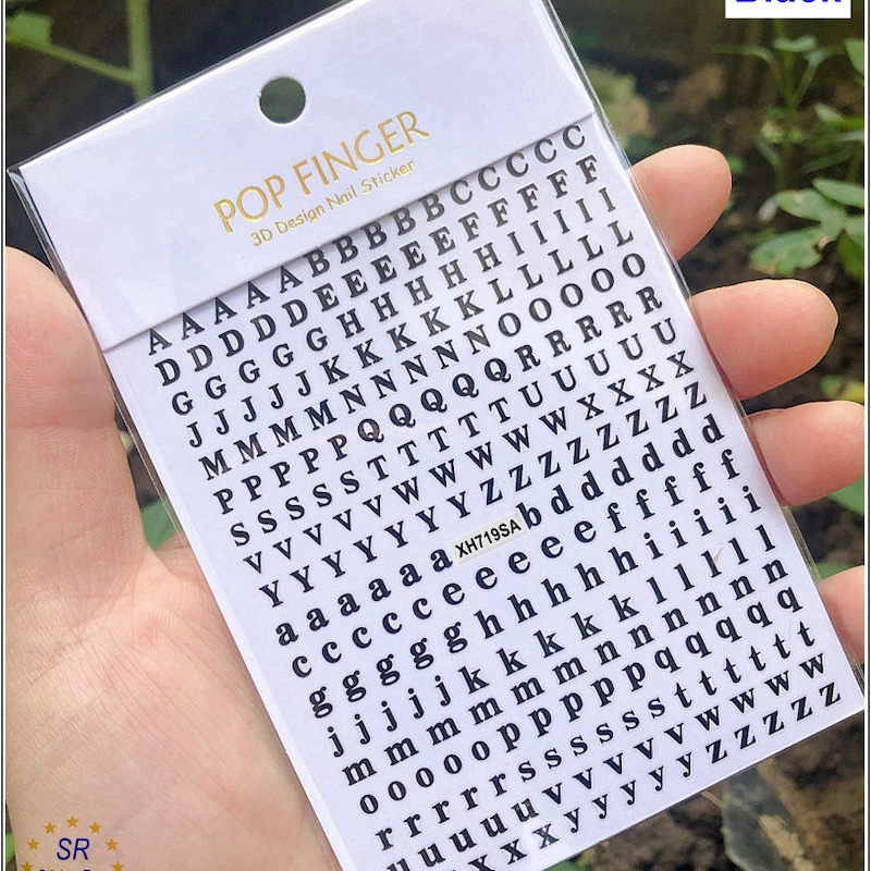 Letter Stickers 1/4 Inch - Etsy