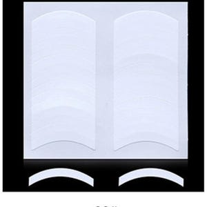 French Tip Guide New 5 Sheets French Manicure Nail Tips Guide Decals ...