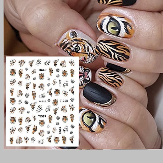 Tiger Scratch Sticker
