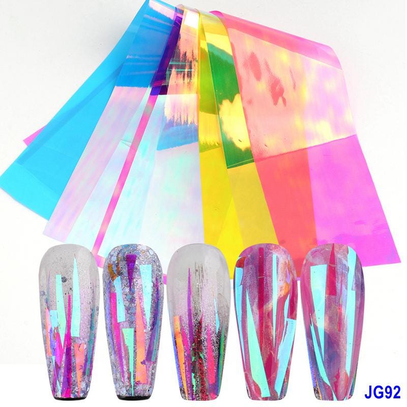 Nail Foil Transfer Sheet - Etsy