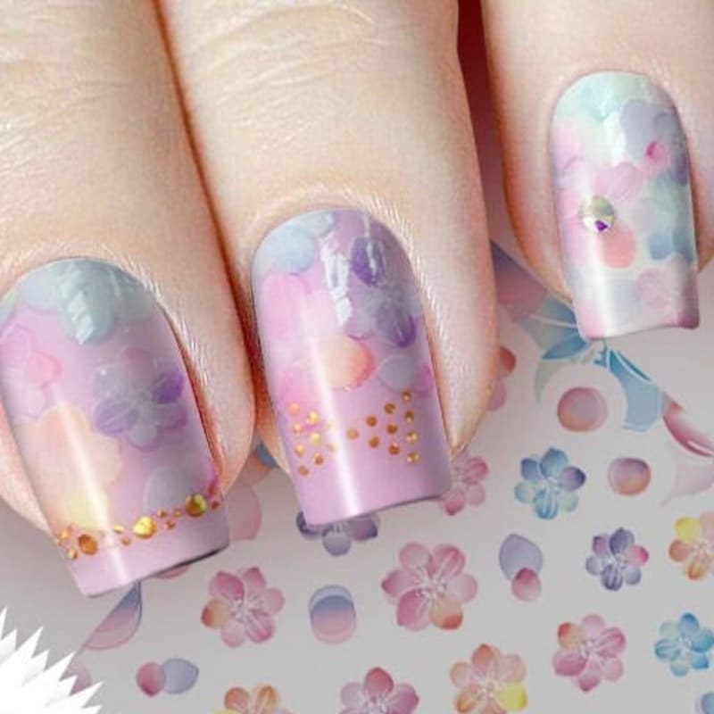 Self Adhesive Nail Stickers - Etsy