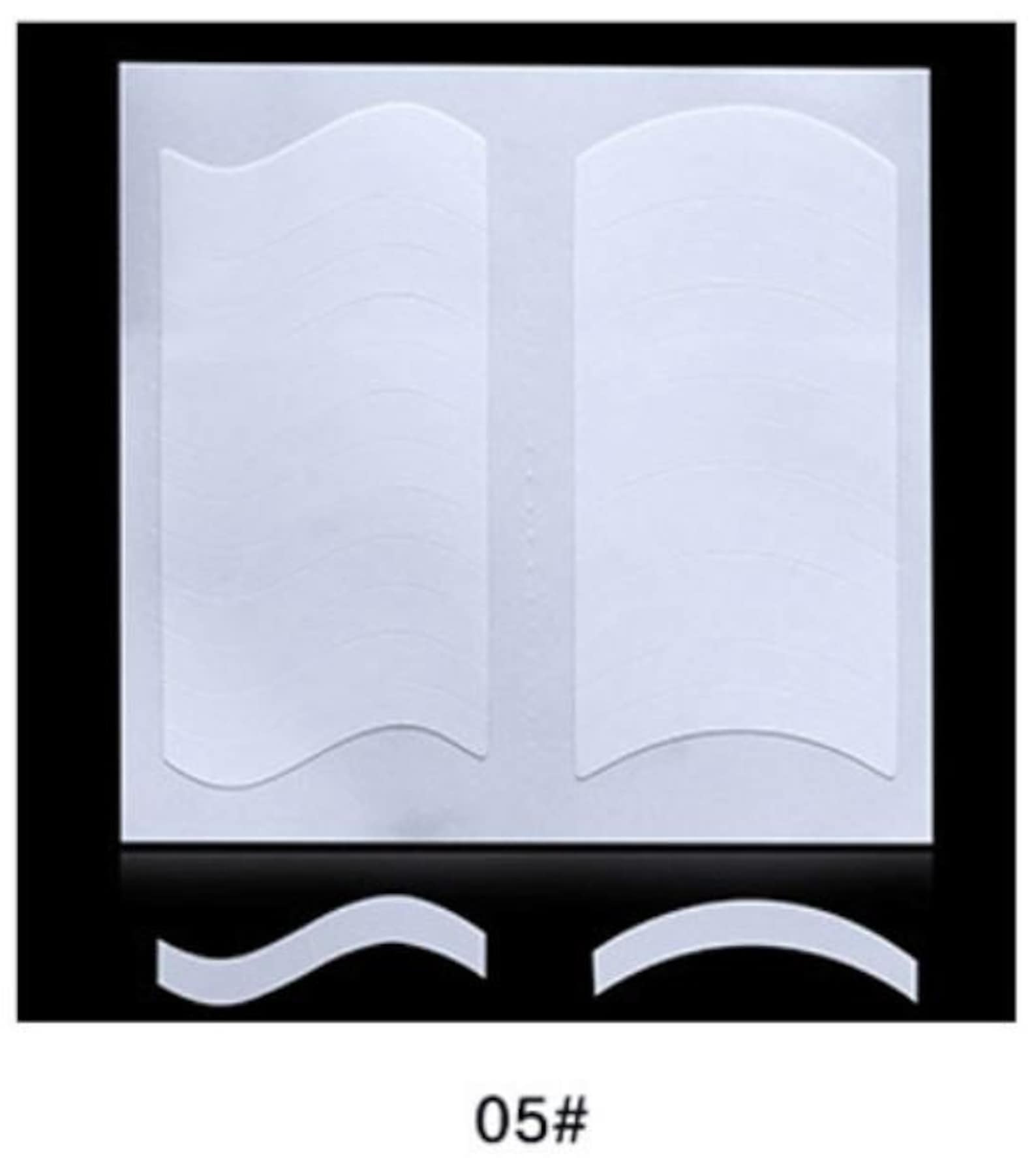 French Tip Guide New 5 Sheets French Manicure Nail Tips Guide Decals ...