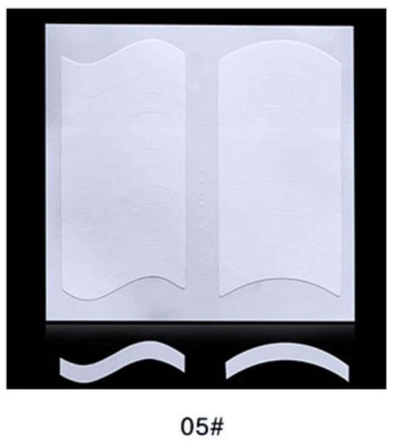 French Tip Guide New 5 Sheets French Manicure Nail Tips Guide Decals ...